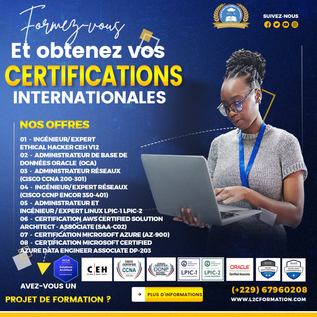 Module de certifications internationales - CFTP-L2C Bénin