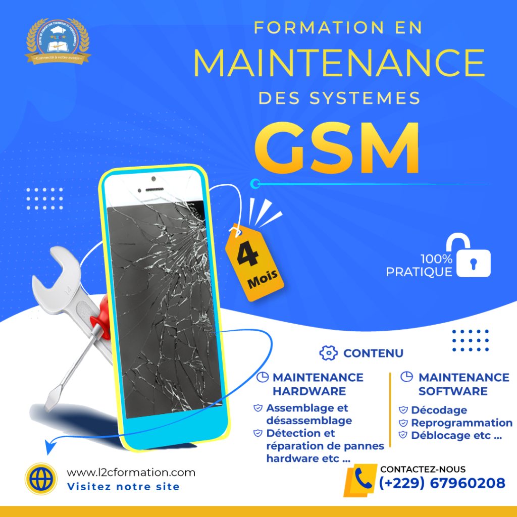 MAINTENANCE GSM - CFTP-L2C Bénin Faites vous former